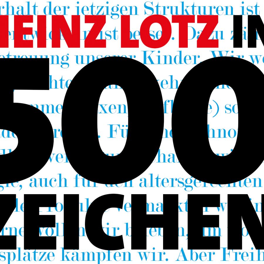 Heinz Lotz in 500 Zeichen › Heinz Lotz